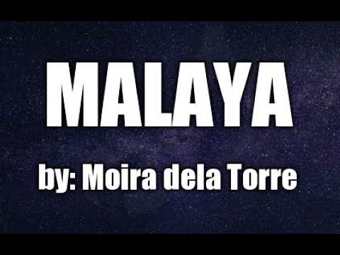 MALAYA - Moira Dela Torre | Karaoke OPM - YouTube