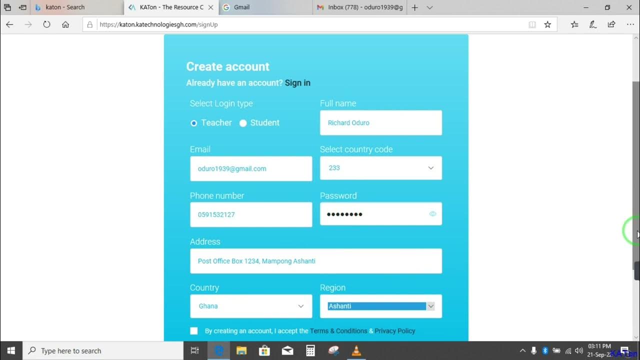How to Sign Up on KATON - YouTube