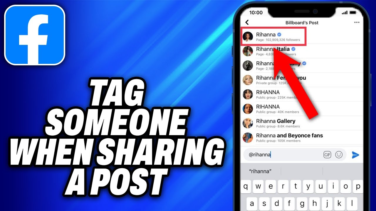 How To Tag Someone on Facebook When Sharing a Post - Easy Fix - YouTube