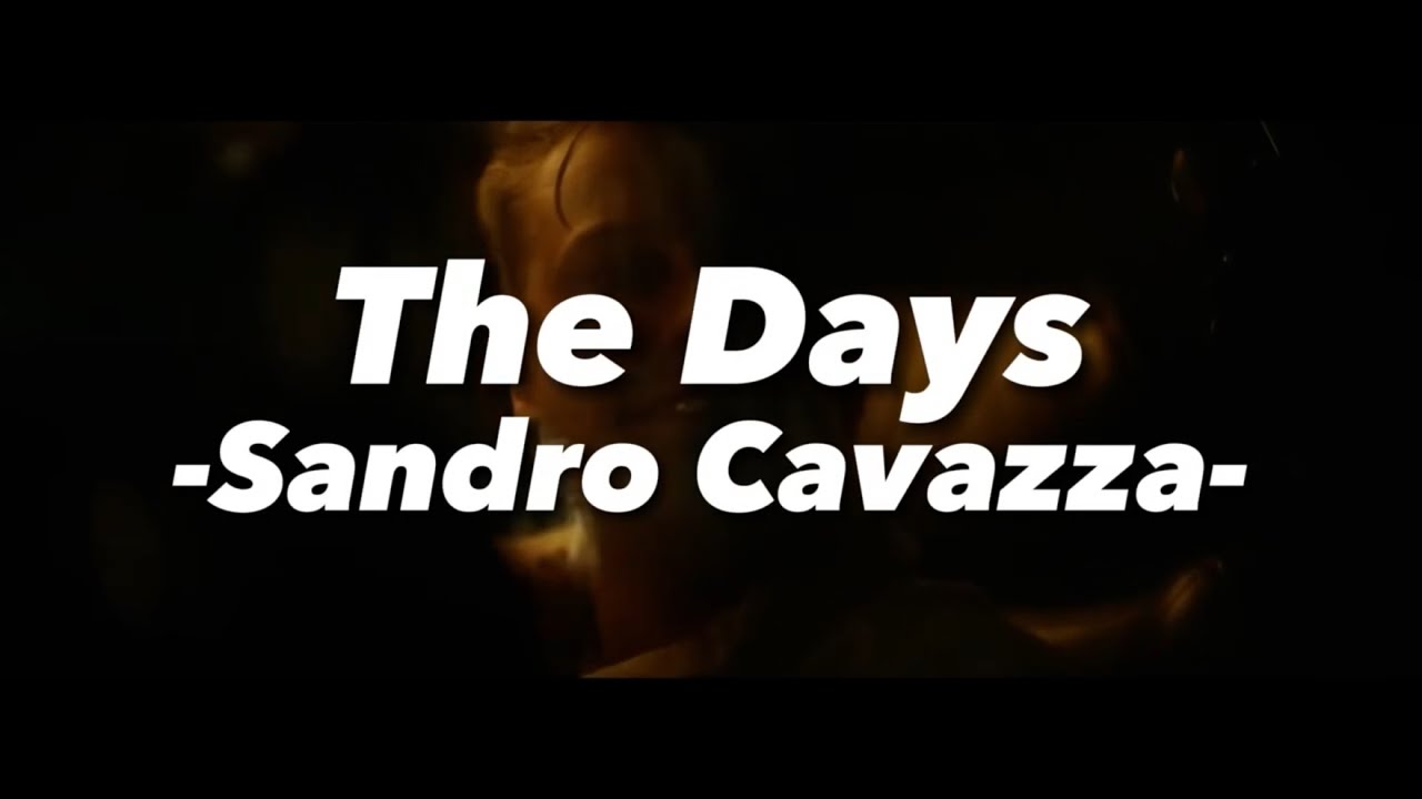 [和訳]Sandro Cavazza-The Days - YouTube