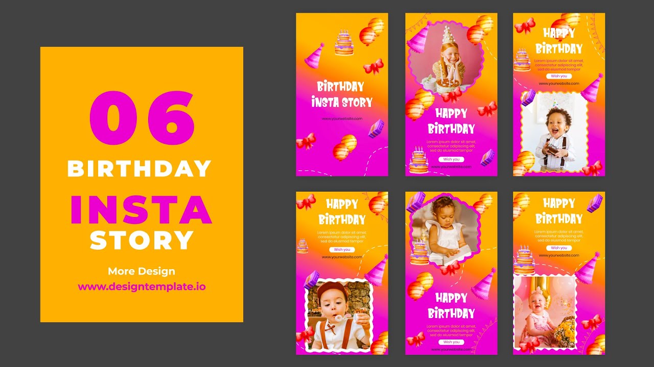 Birthday Instagram Story After Effects Template Latest AE Templates birthday-instagram-story-after-effects-template-latest-ae-templates