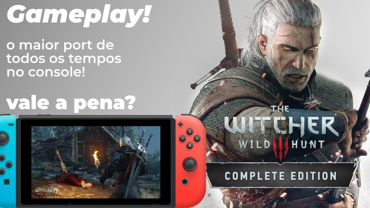 The Witcher 3 Nintendo Switch | Gameplay #01 Vale a pena? - YouTube