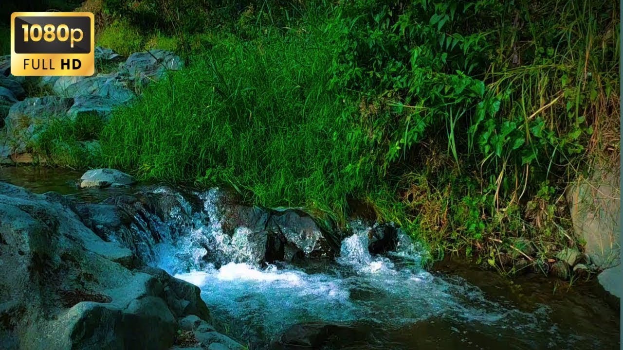Water flowing sound for meditation relaxing water sounds for studying ...