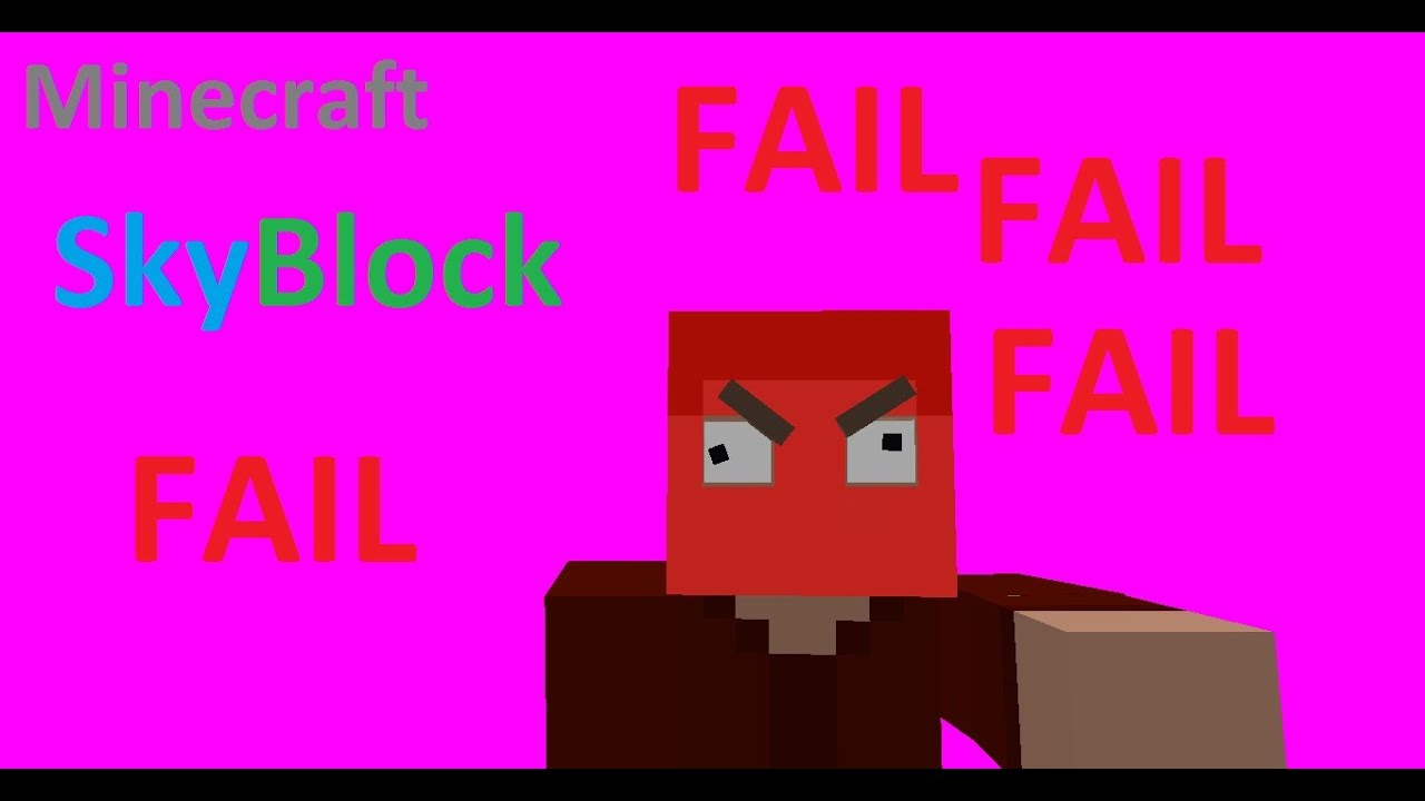 Minecraft Animation - Sky Block Fail - YouTube