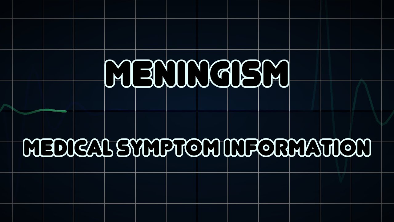 Meningism (Medical Symptom) - YouTube