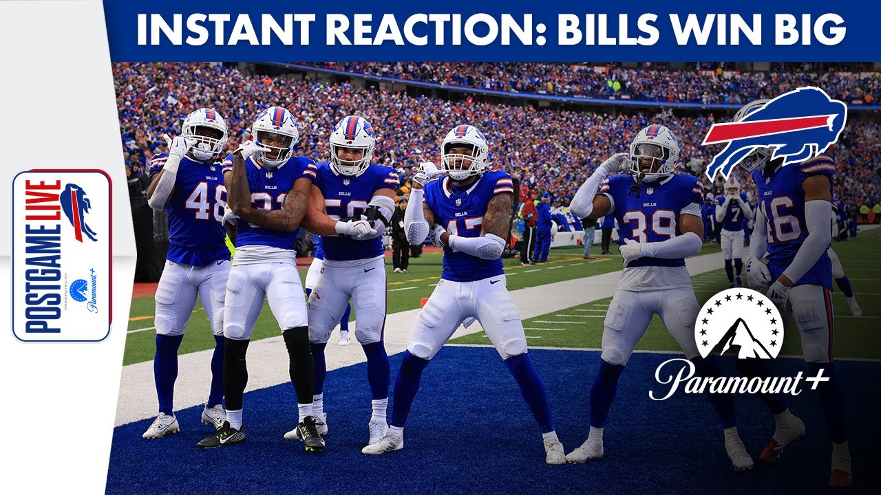 Bills Defeat Jets 40-14, Secure No. 2 Seed | Bills Postgame Live ...