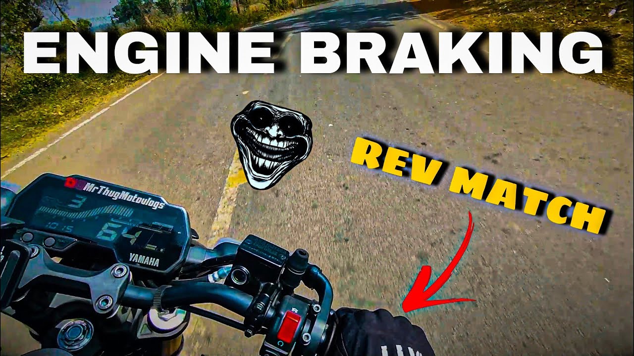 How To Rev Match and Downshift | Engine Brake a motorcycle #motovlog ...
