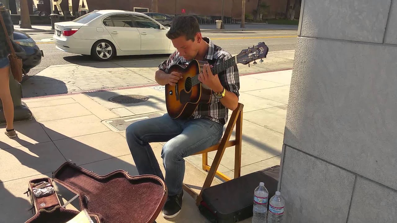 Street Music - L.A. California Guitarist & Singer - YouTube