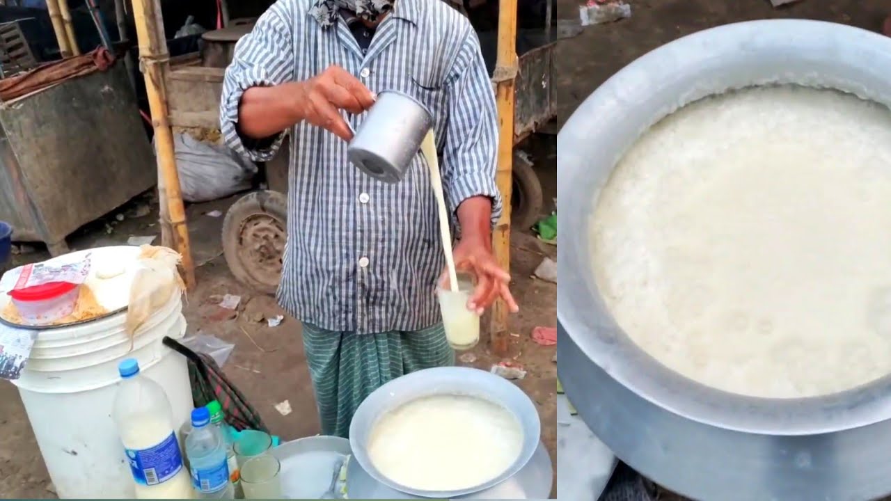 Bangladeshi Traditional Matha Ghol | Bangladeshi Street Food | Popular ...