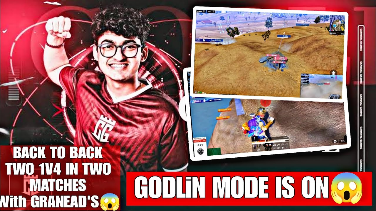 Highlights GODLiN Mode is Back B2B two 1v4 with GRANEAD'S 😱 #bmps # ...