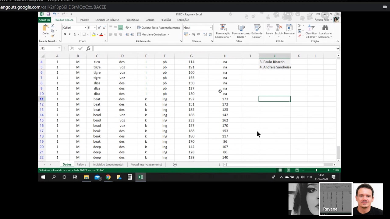 Orientação PIBIC Rayane - YouTube