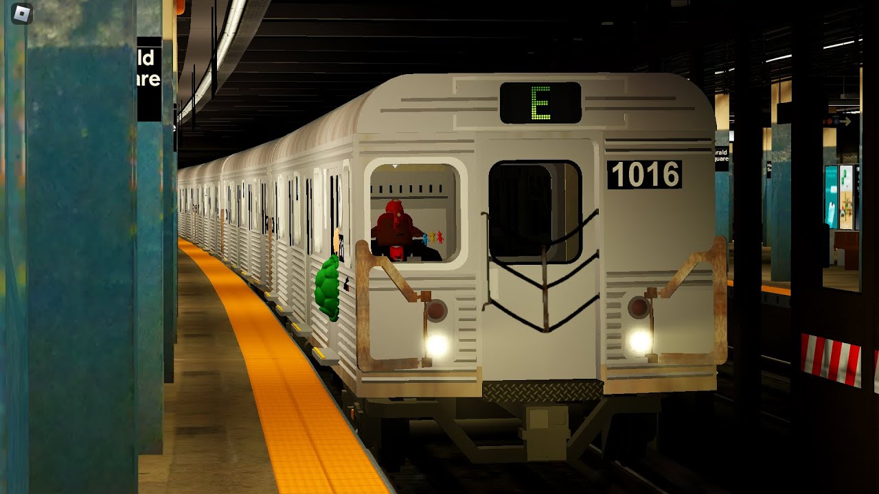 PTA Subway, Herald Square bound PLT-1 E train terminates at Herald ...