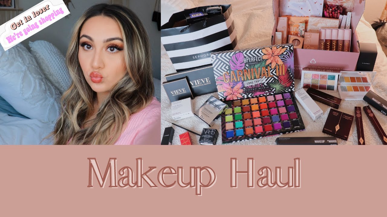 MASSIVE MAKEUP HAUL - YouTube