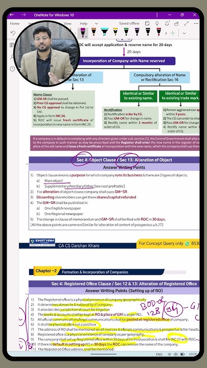 How To Change The Object Clause Of A Company? 🏢 Step-By-Step Guide 📜 - CA CS Darshan Khare - YouTube