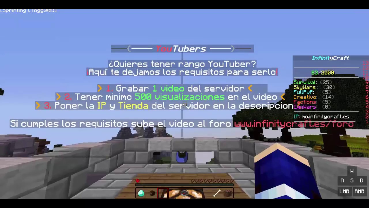 Review Minecraft Server - InfinityCraft Network ♥ - YouTube