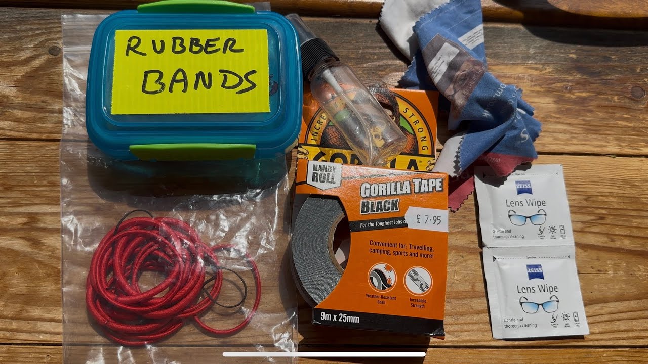 Fishing spares/emergency/back up bits to take when destination fishing ...