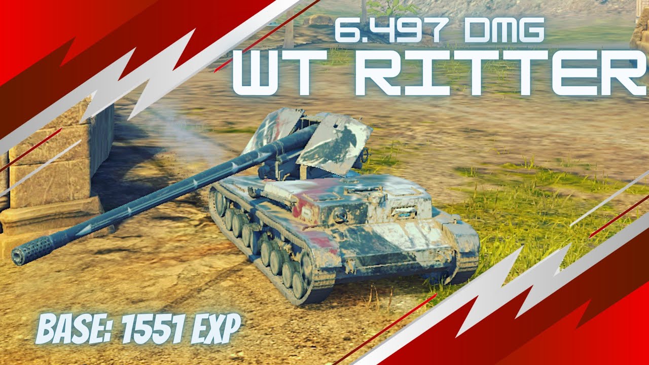 WT Ritter | 6497 DMG | World Of Tanks Blitz - YouTube