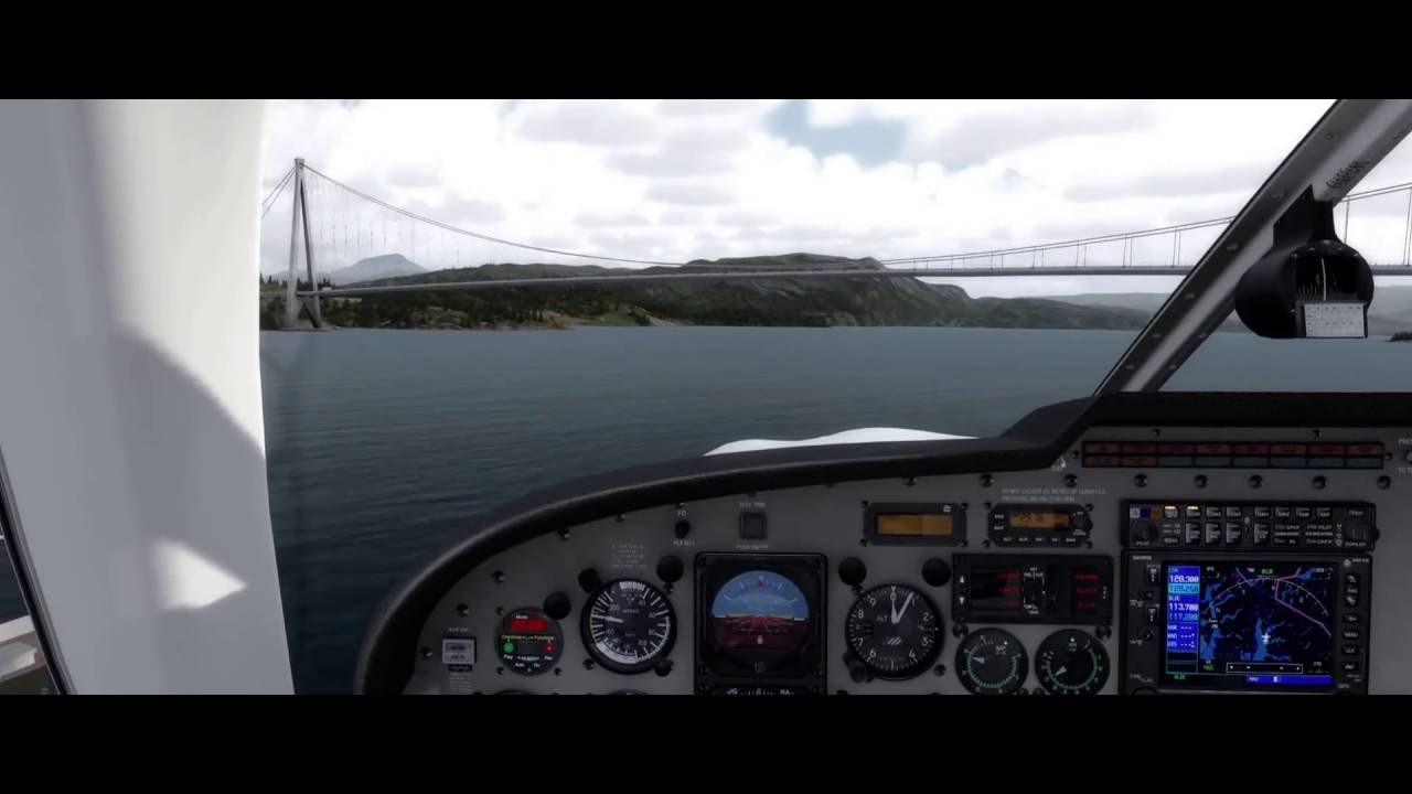 Prepar3D v3.5 professional pluss ORBX Narvik test - YouTube