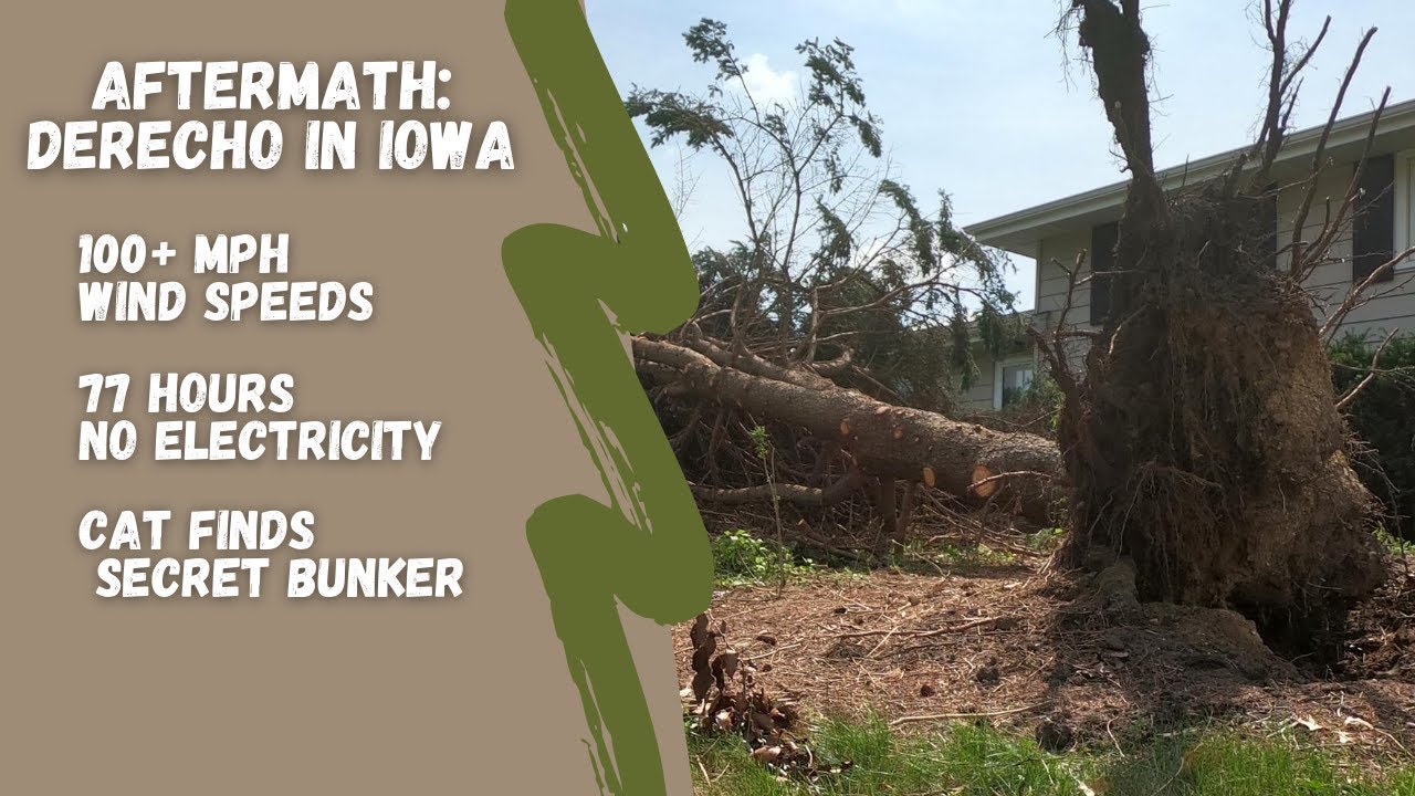 Aftermath: Derecho In Iowa (Monday, August 10, 2020) - YouTube