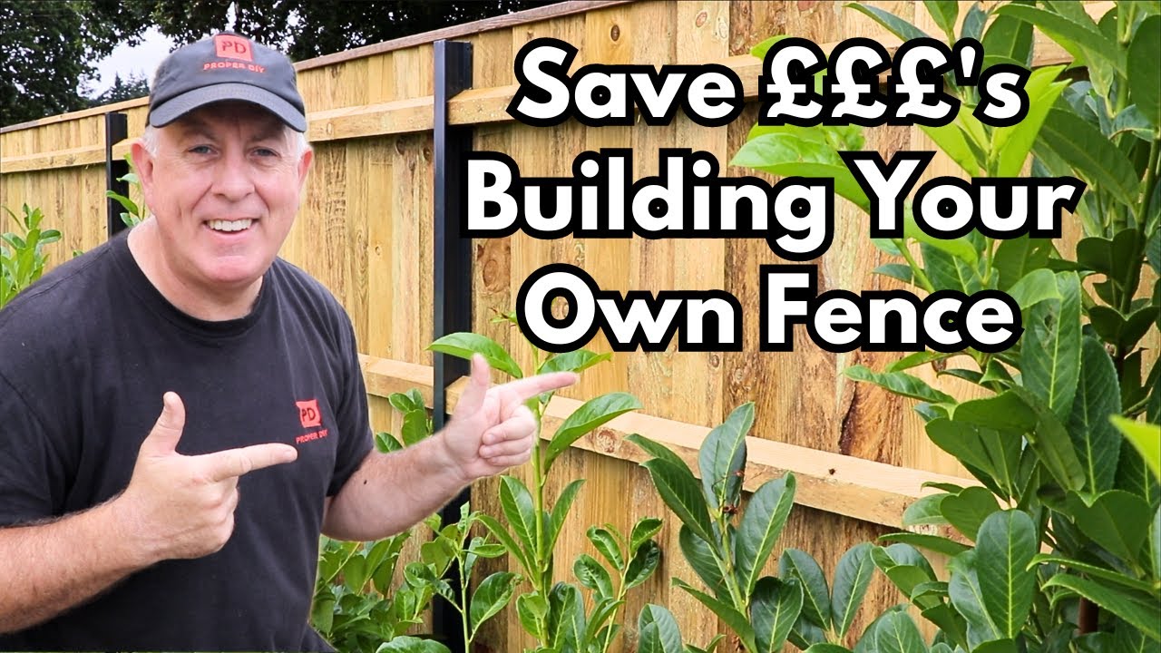 Save Thousands By DIY Fence Building: Step-by-step Guide - YouTube