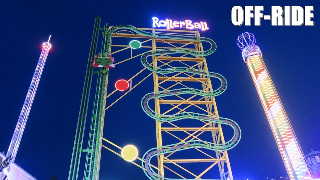 Roller Ball Off-Ride Footage, Wiener Prater Ride Engineers 4D Coaster ...