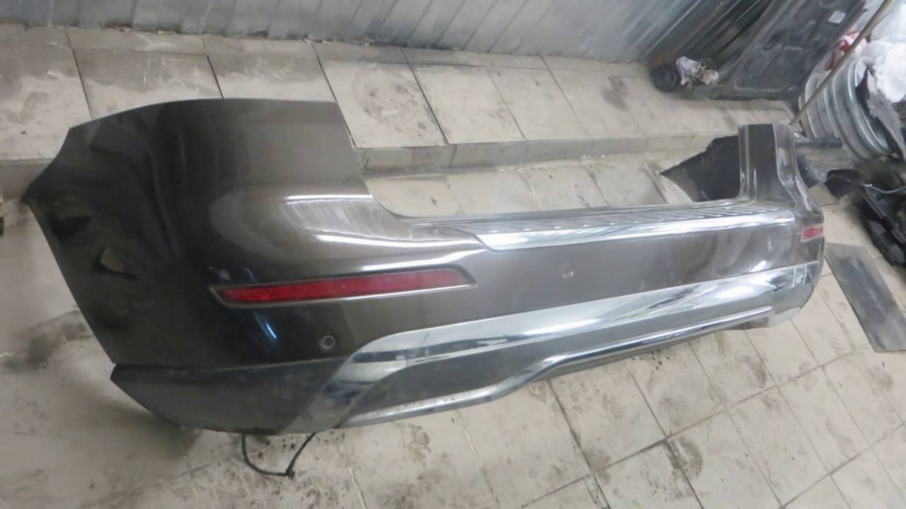 Бампер задний Мерседес w166 ML МЛ A1668850625, 1668850625 - YouTube