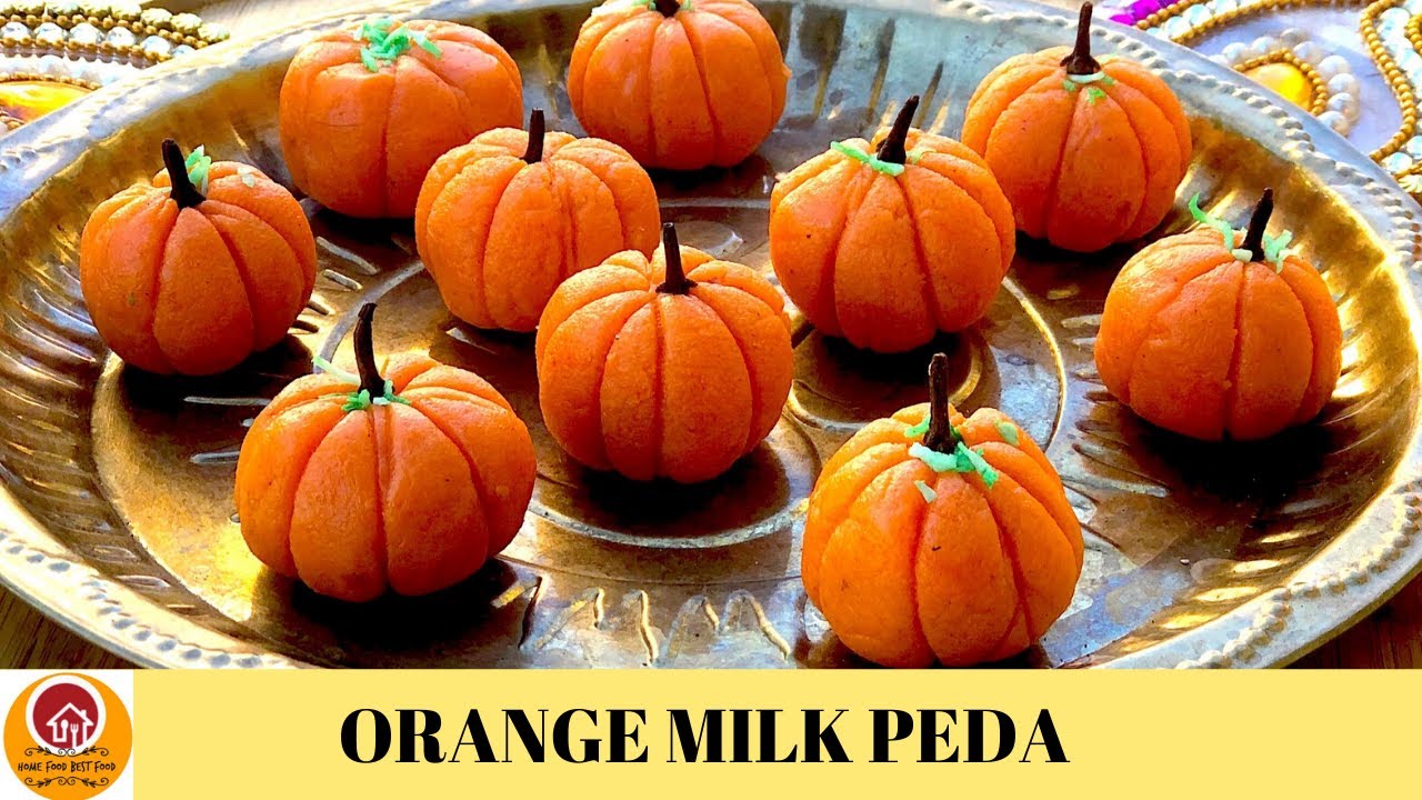INSTANT MILK PEDA FOR RAKSHABANDAN SWEET /ORANGE MILK PEDA/# ...