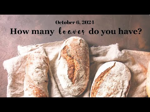 How many loaves do you have? | Mark 8: 1-13 | 10.06.2024 | 9:15 am ...