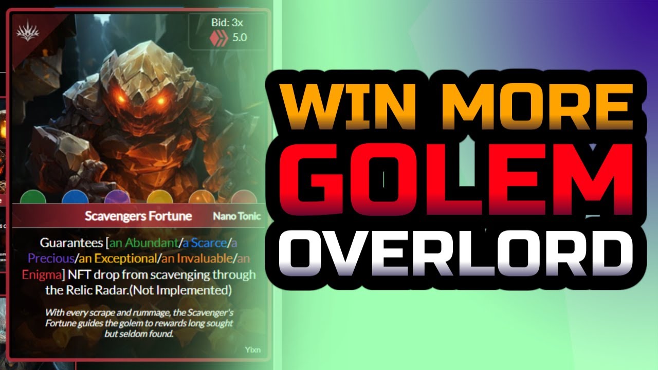 Win More in Golem Overlord - YouTube