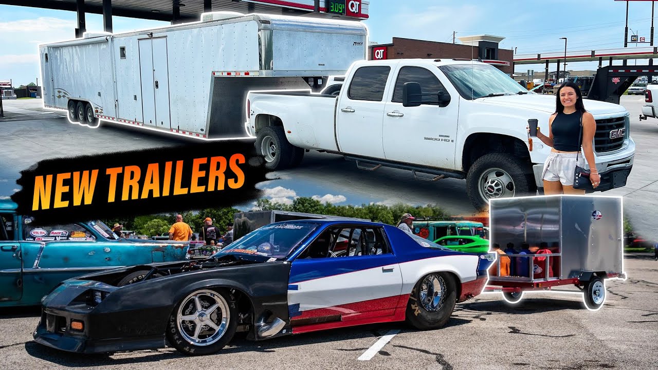 DIY Drag & Drive Trailer And New Tow Rig!!! - YouTube