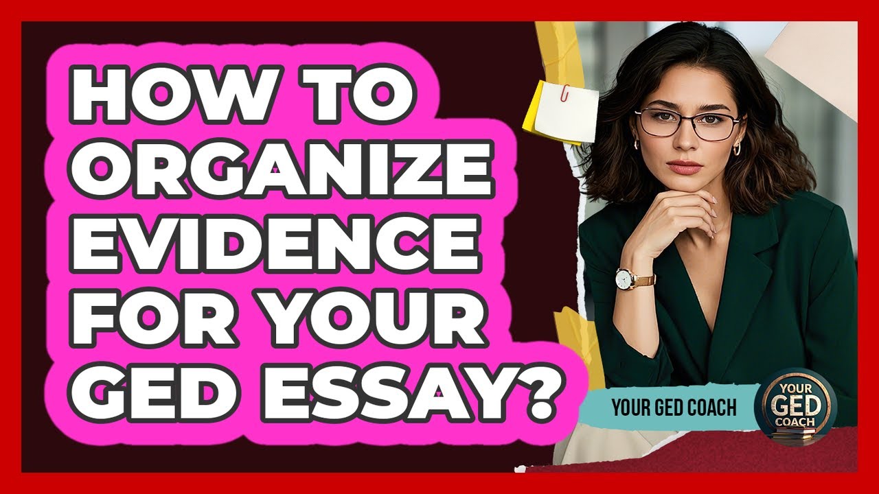 How To Organize Evidence For Your GED Essay? - YouTube