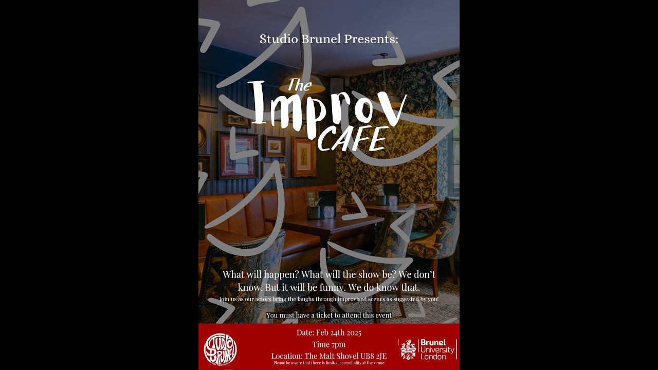 Studio Brunel presents: The Improv Cafe Trailer - YouTube
