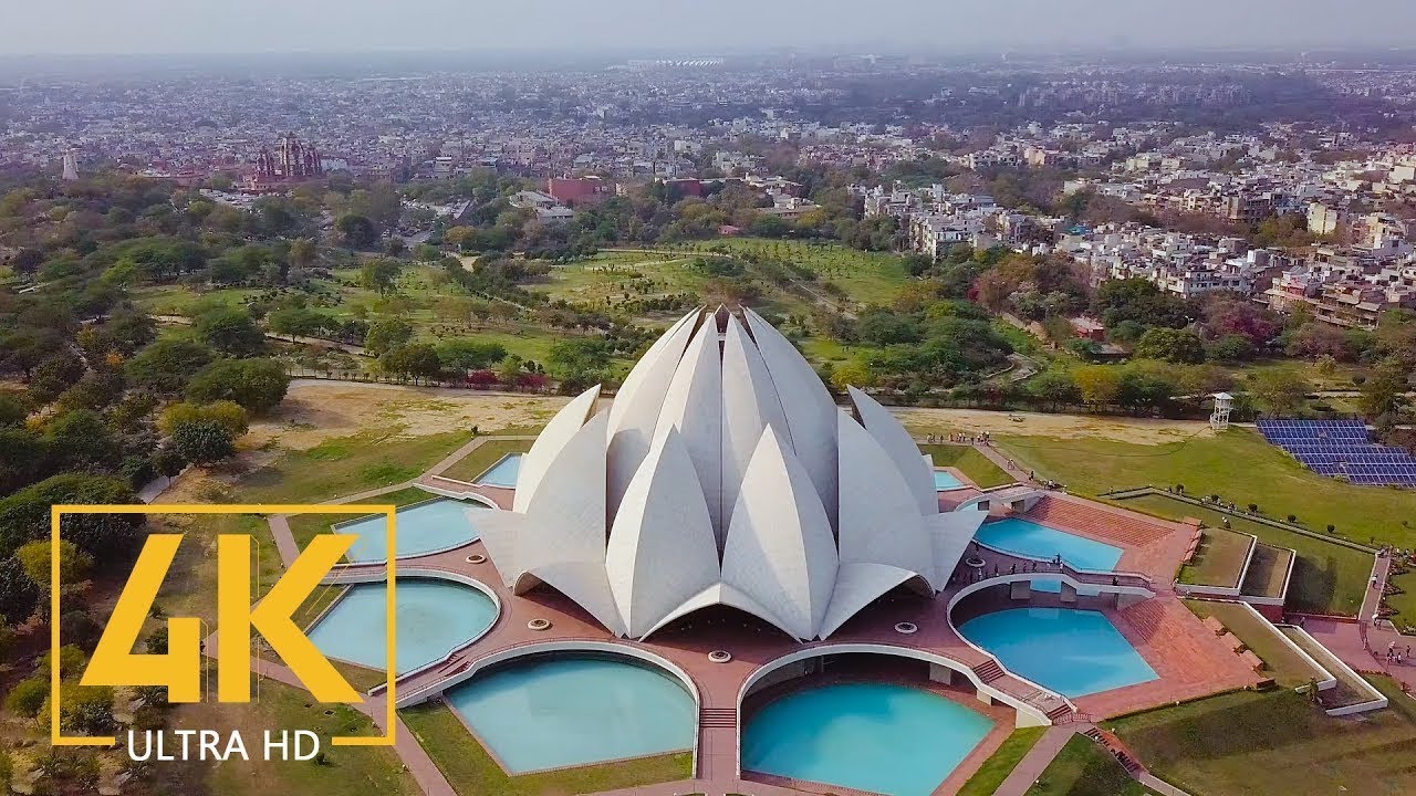 NEW DELHI - INDIA 🇮🇳 4K VIEW BY DRONE - YouTube