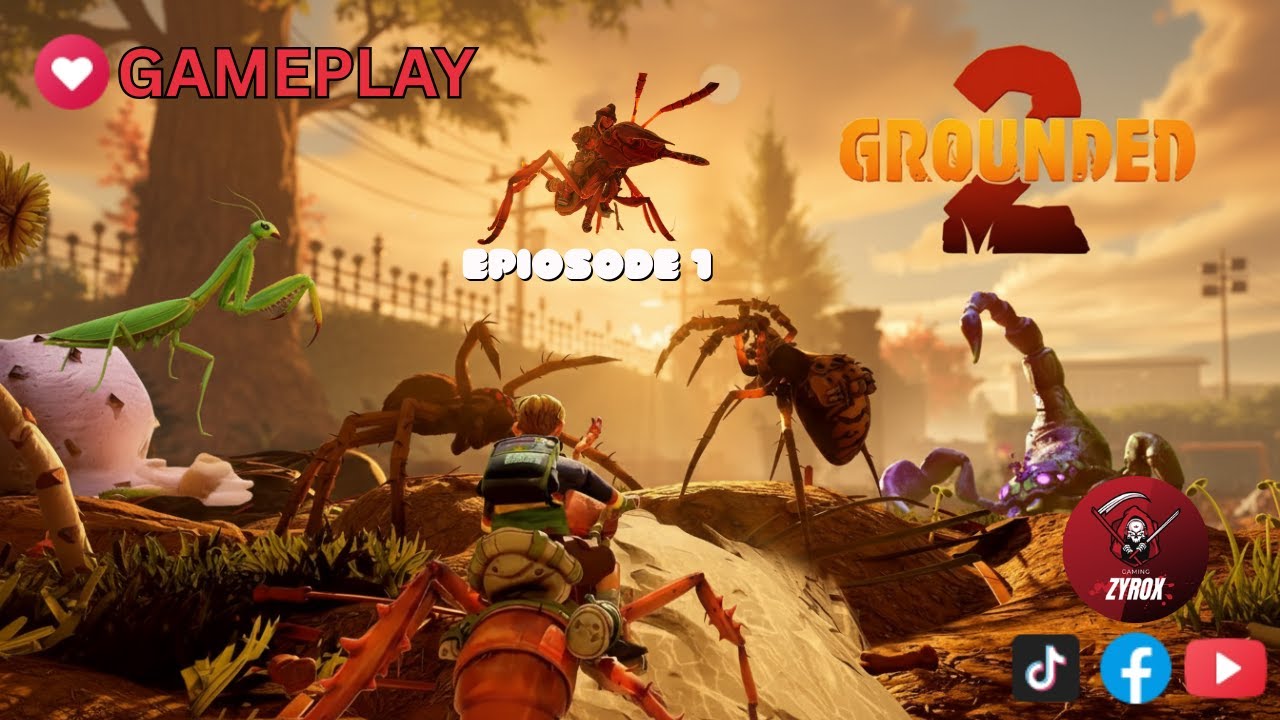 Grounded 2 | Episode 1 | Analyzing & Fighting | Gameplay - YouTube