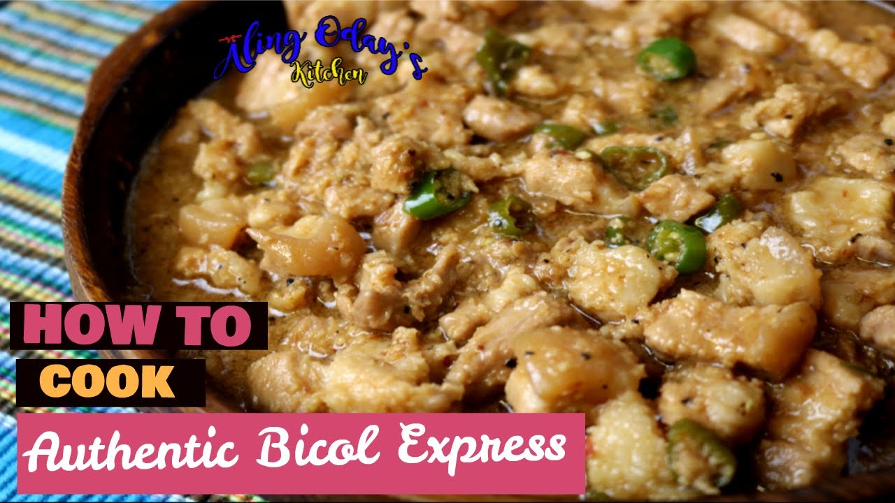 Authentic Bicol Express - MASIRAM! - YouTube