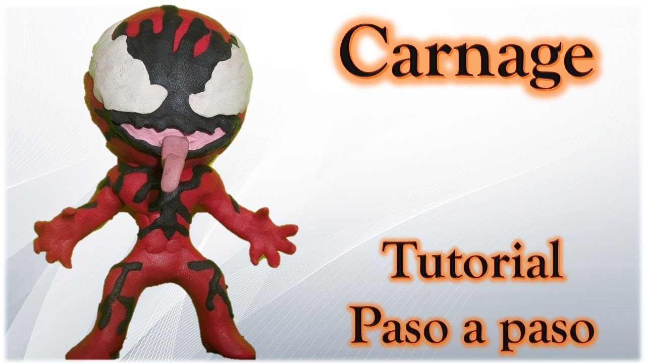 Como Hacer a Carnage Funko de Plastilina HOW TO MAKE A CLAY CARNAGE ...