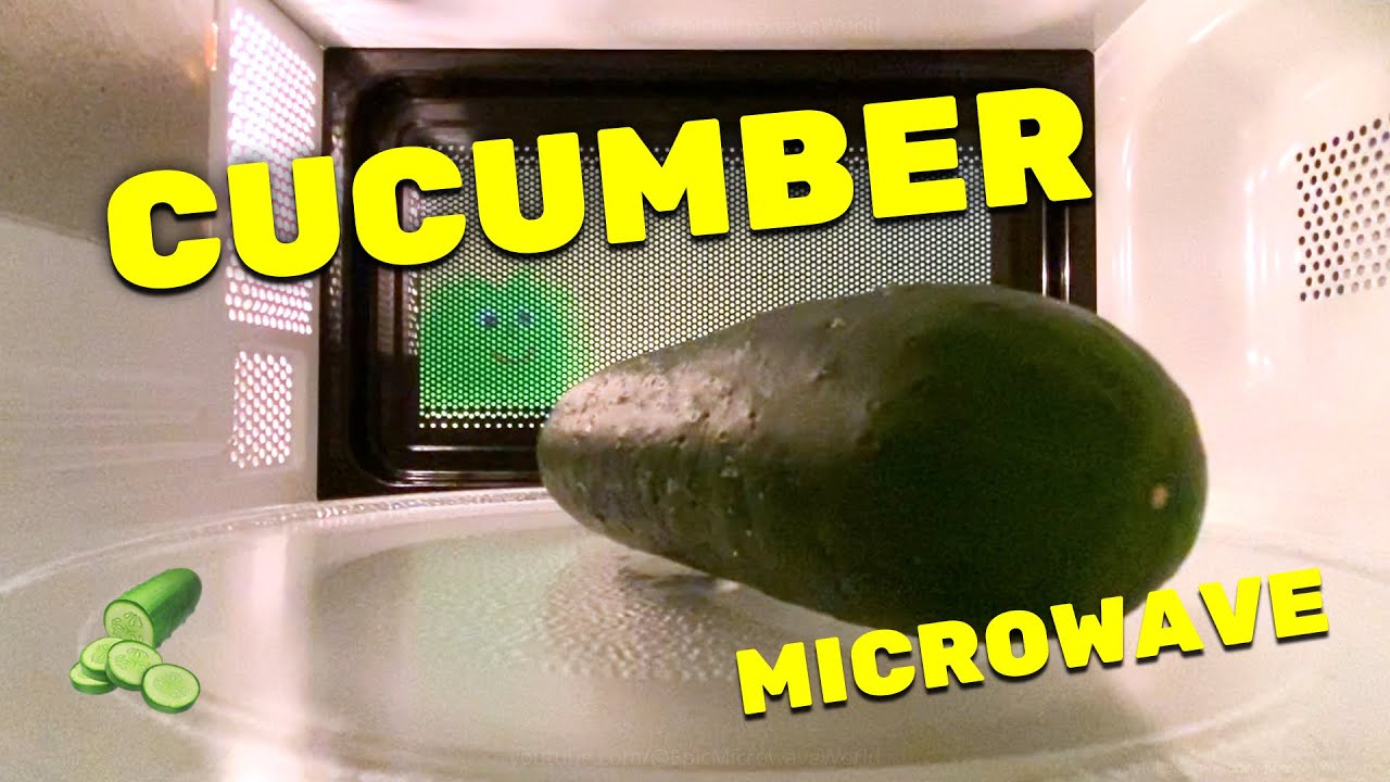 🥒 CUCUMBER EXPLODED IN THE MICROWAVE!!! - YouTube