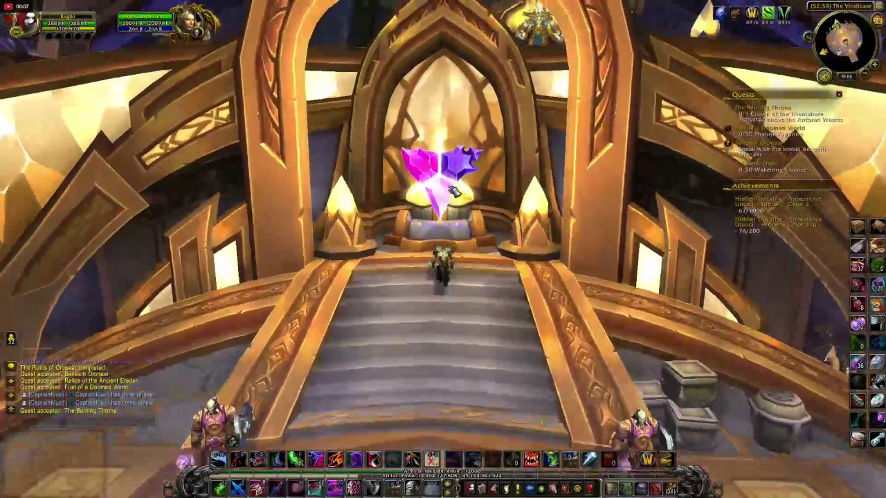 In-Game Cinematic Opening Of The Final Argus Raid - YouTube