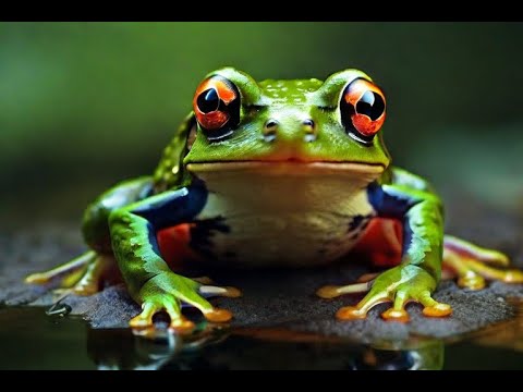 4k ultra HD video The Extraordinary World of Frogs" #animallover # ...