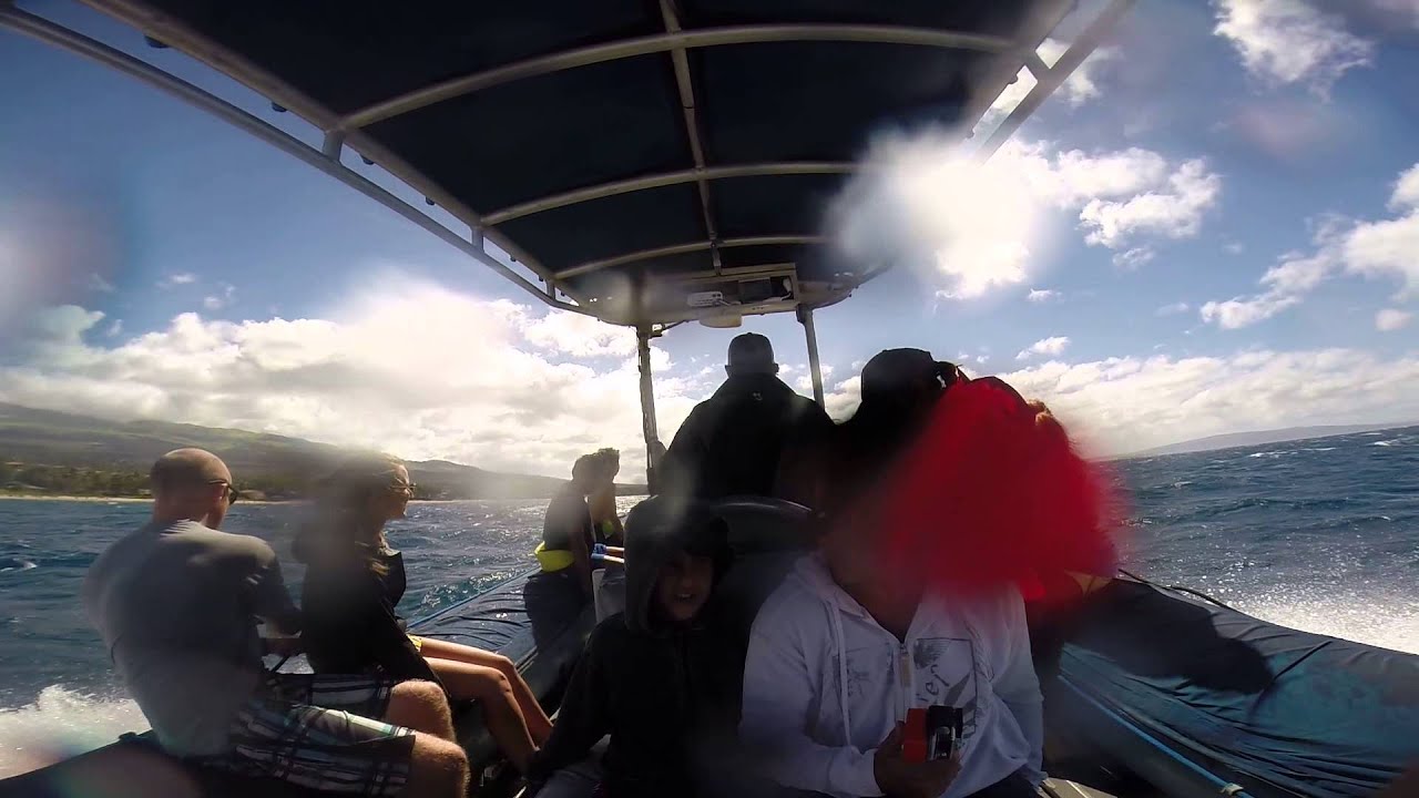Boat Ride to La Perouse Bay, Maui - YouTube