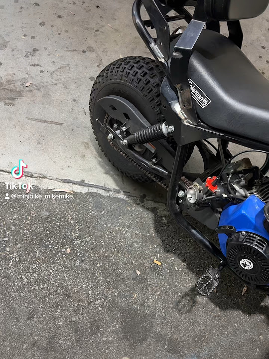 First Coleman b200rsv with the sissy bar - YouTube