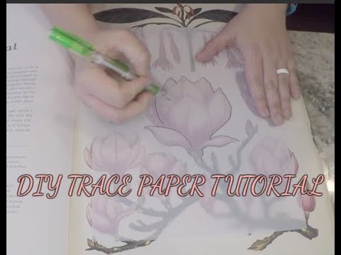 How to make DIY trace paper and the Science Behind It! - YouTube