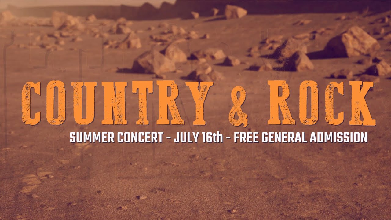 COUNTRY & ROCK SUMMER CONCERT (PROMO) - YouTube