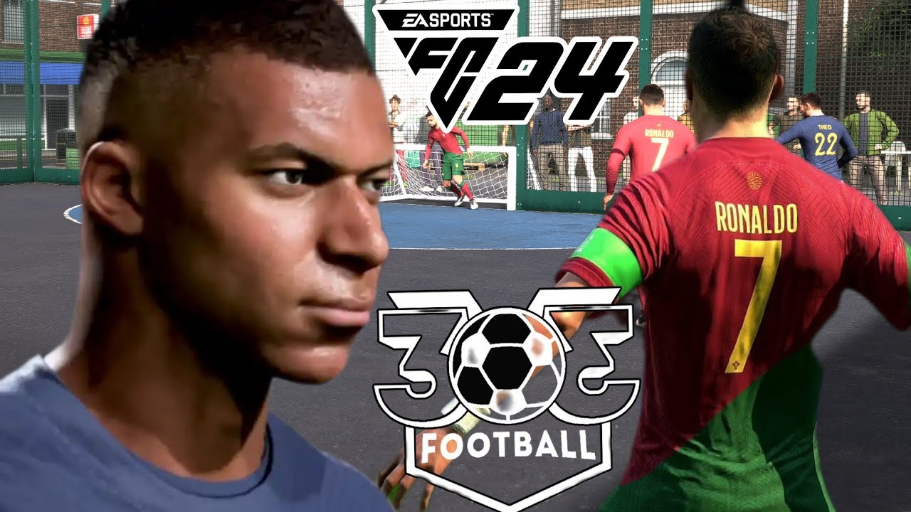 FC24 Volta Rush Football.Mbappe vs Ronaldo Street Football. - YouTube