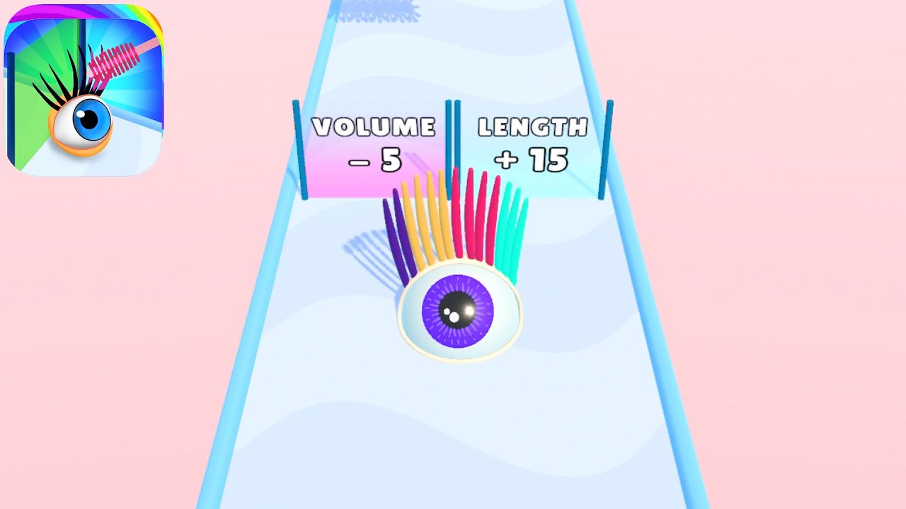 DREAM LASHES game MAX NEW SCORE 💜🌈💇‍♀️ Gameplay All Levels Walkthrough ...