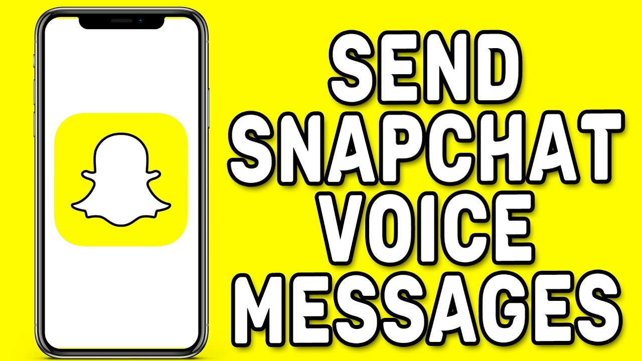 How to Send Snapchat Voice Messages - YouTube