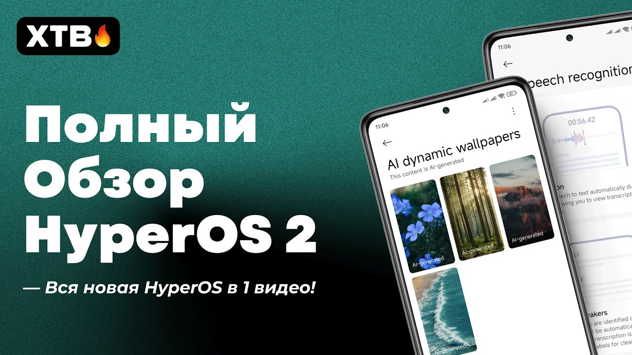 🚀 ПОЛНЫЙ Обзор HyperOS 2 с Android 15 // ТОП Анимации, HyperAI и Другое! - YouTube