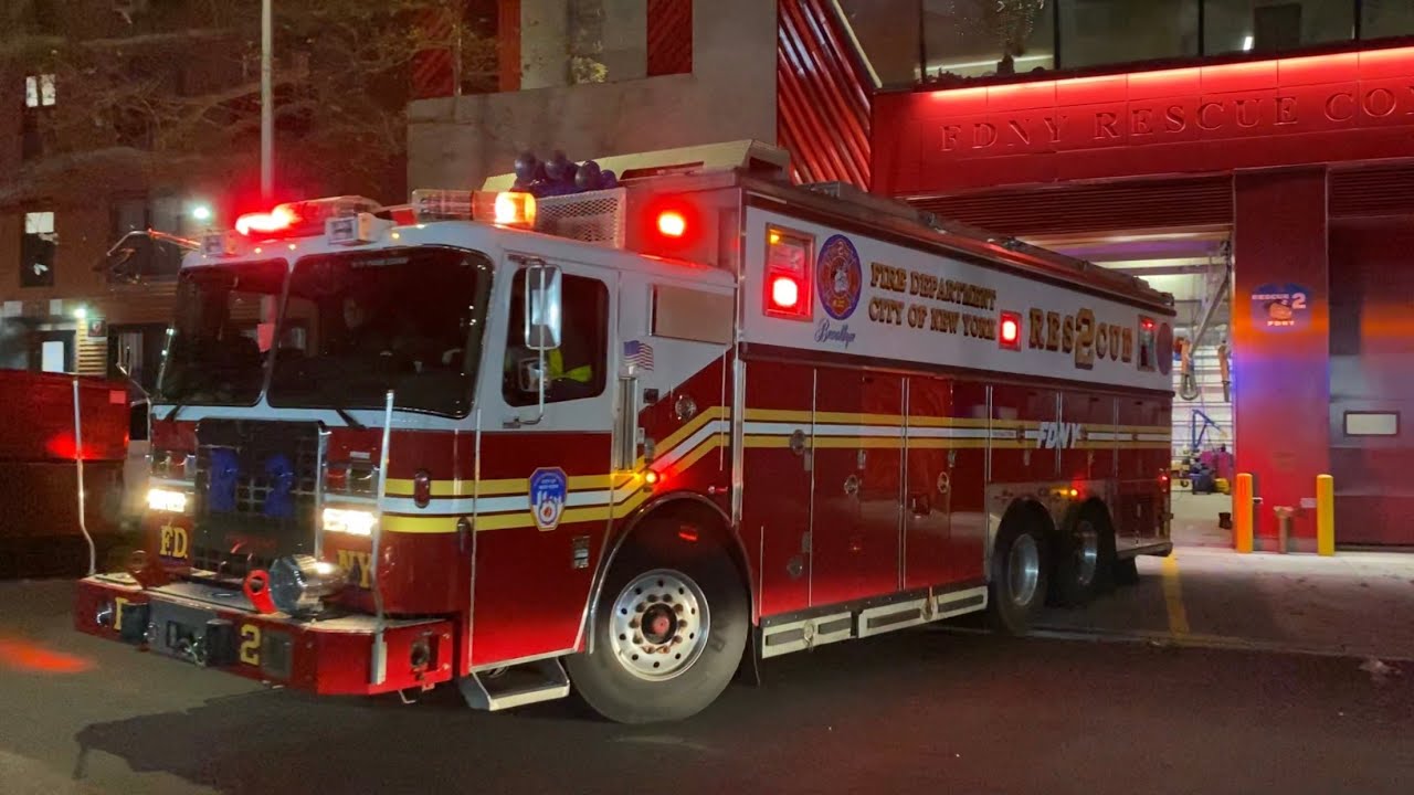 FDNY RESCUE 2 Responding - YouTube