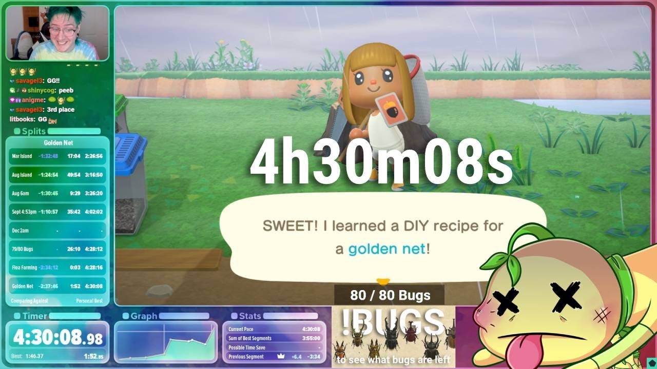 ACNH Speedrun: Golden Net in 4h30m08s - YouTube