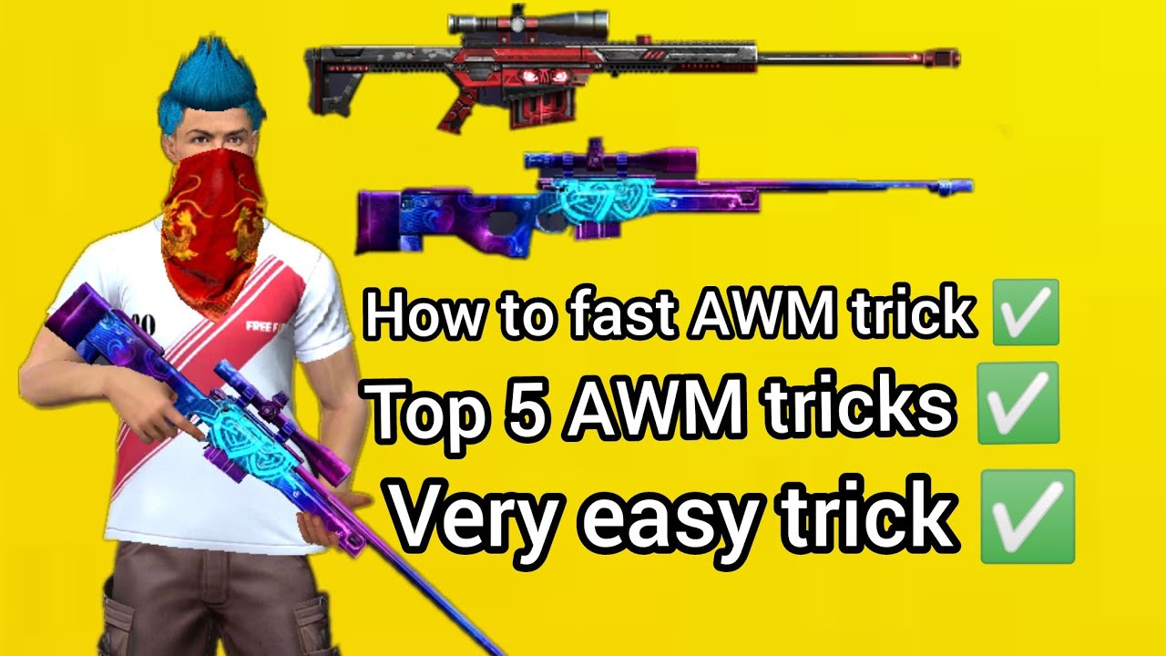 How to fast AWM trick top 5 AWM tricks very easy - YouTube